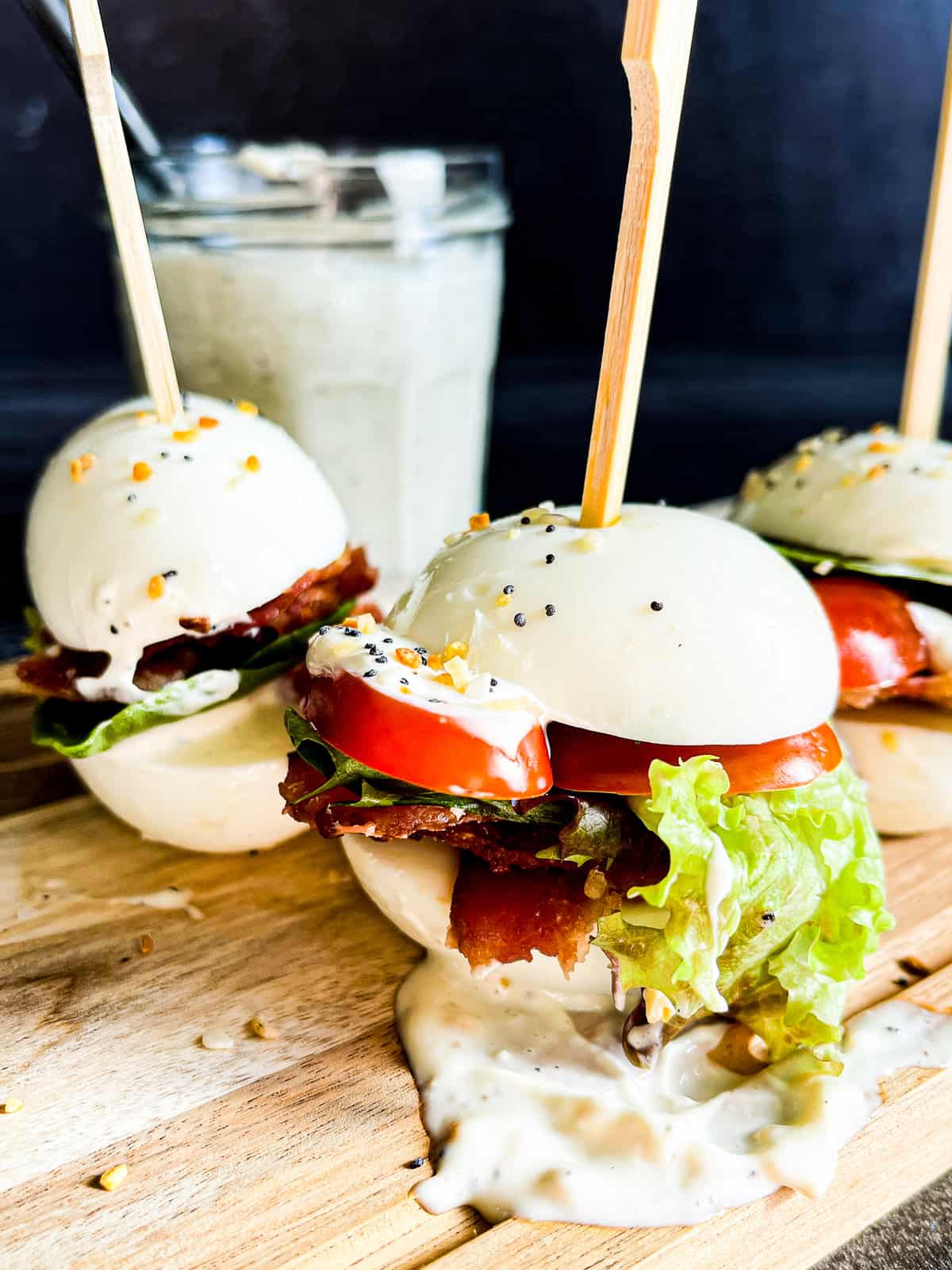 BLT Egg Sliders (Tangy, Crunchy & Perfect for Brunch!)