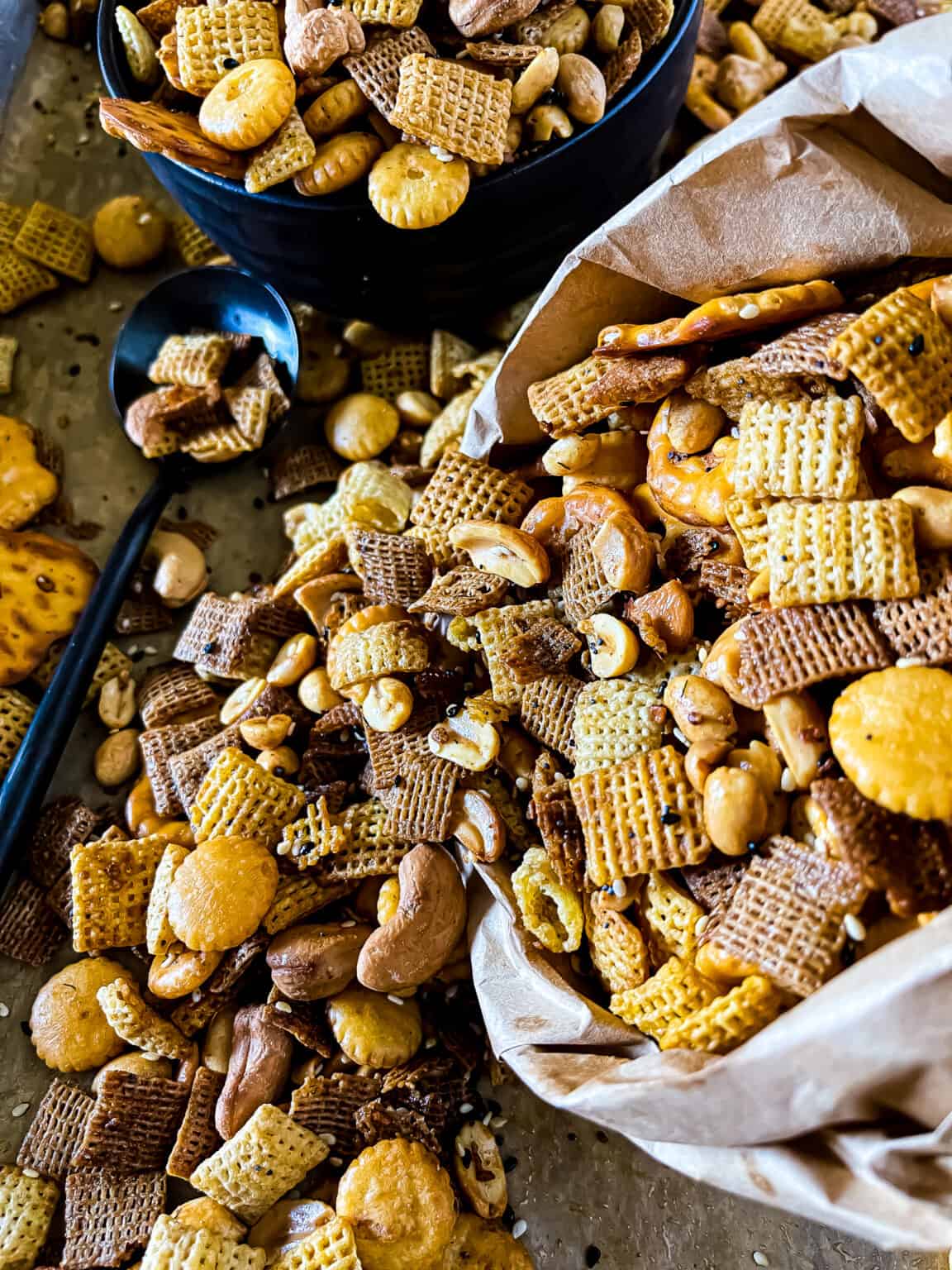 The Best Savory Snack Mix (Easy Homemade Recipe)