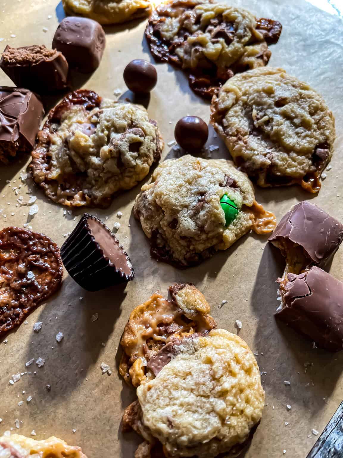 Candy Bar Cookies | The Perfect Recipe For Leftover Candy!