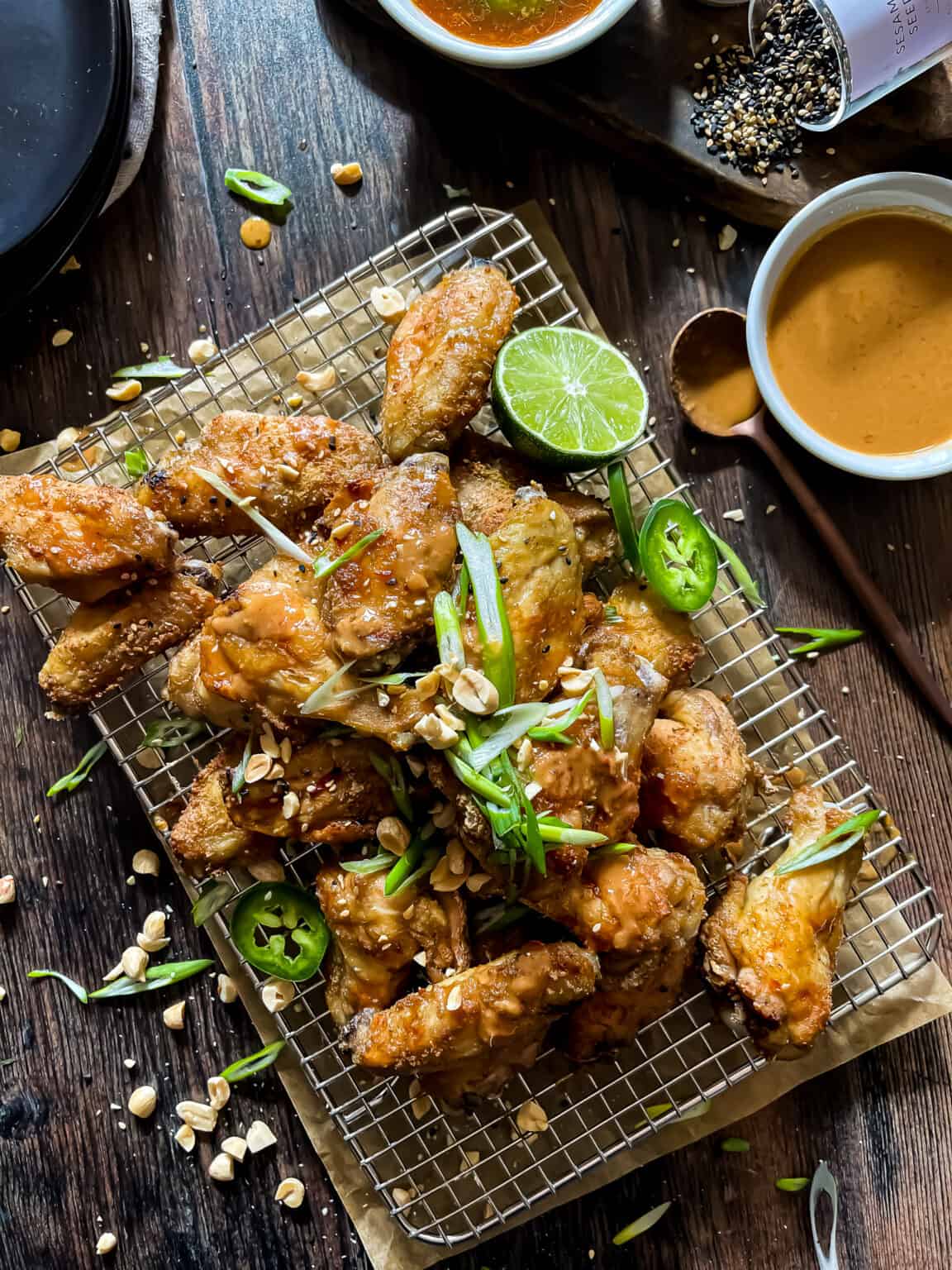 Crispy Baked Asian Chicken Wings (Better Than Takeout!)