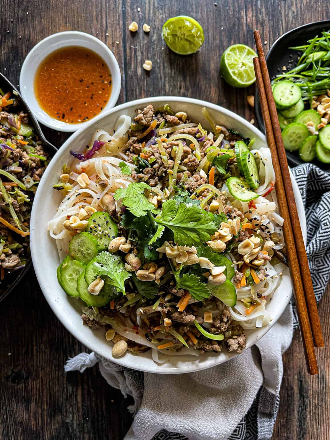 Spring Roll Bowls | A Quick, Easy Lunch or Dinner Idea!