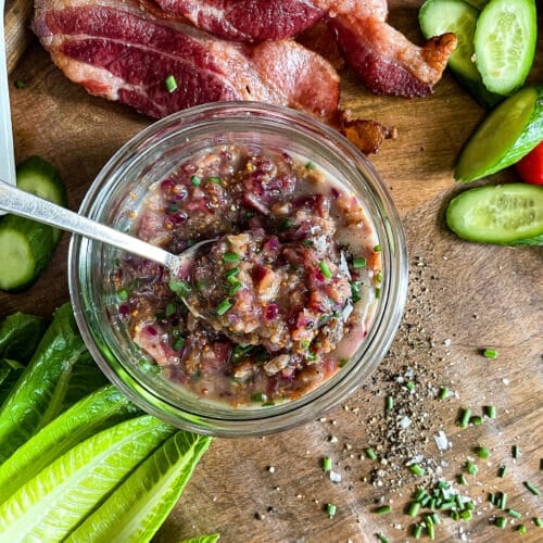 Hot Bacon Dressing Recipe