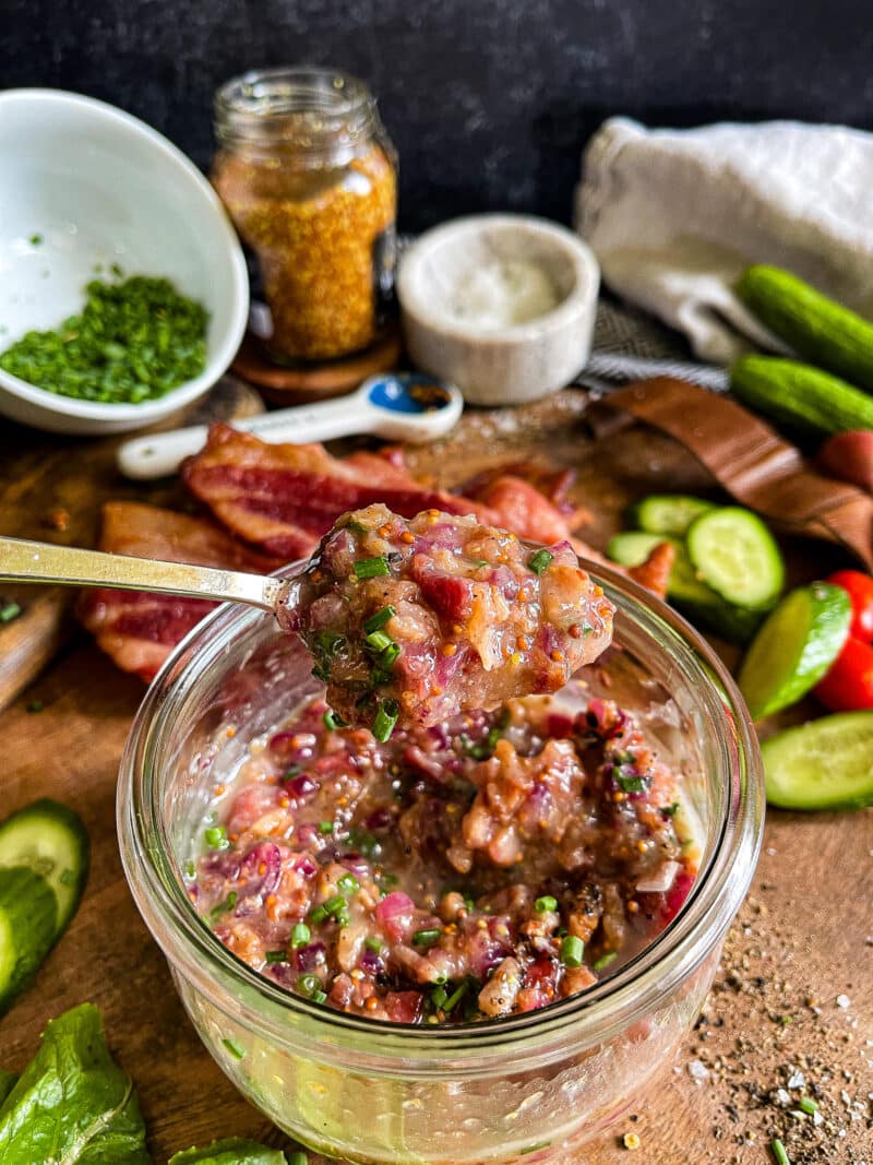 Hot Bacon Dressing (Classic Warm Spinach Salad Dressing)