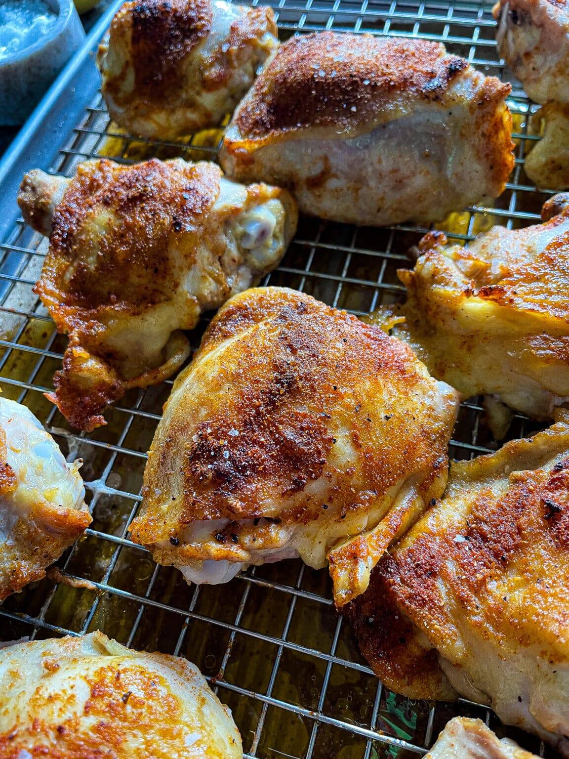 Crispy Roasted Chicken Thighs (Easy, Perfect Skin)