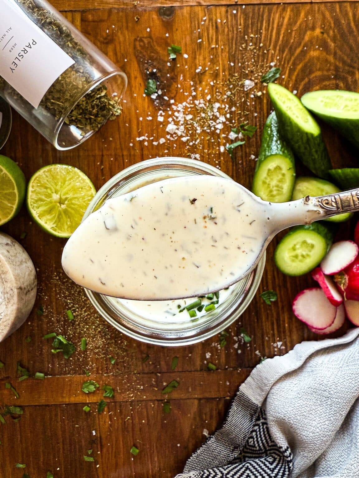 Buttermilk Ranch Dressing (Easy Dip, 5-Minute Recipe)