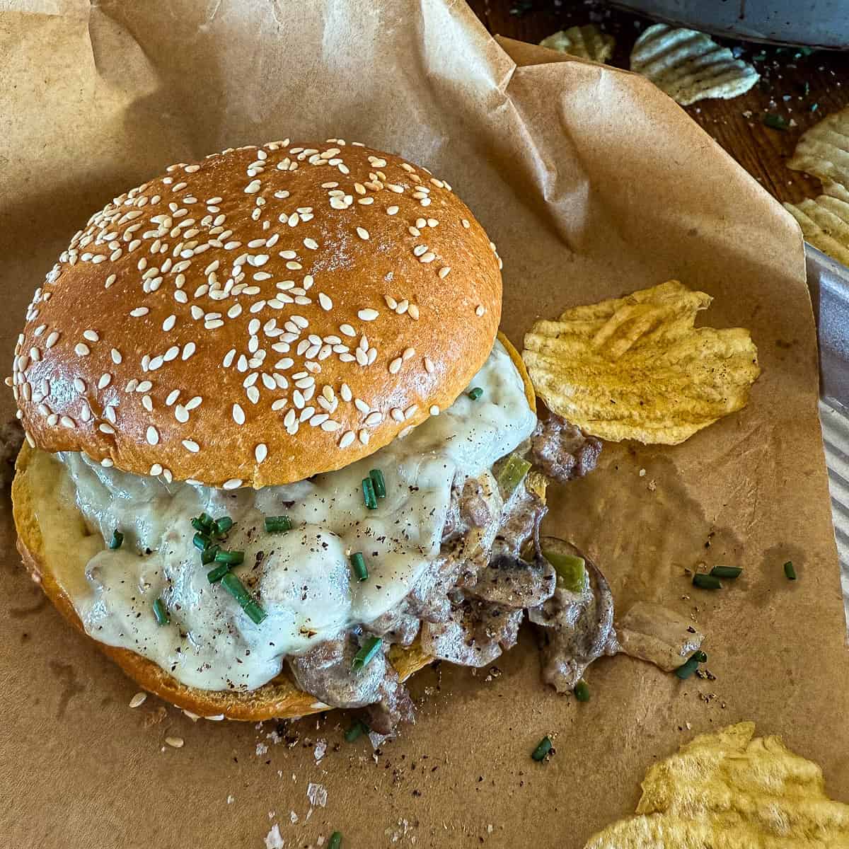 Philly Cheesesteak Sloppy Joes (Easy 30-Minute Dinner)